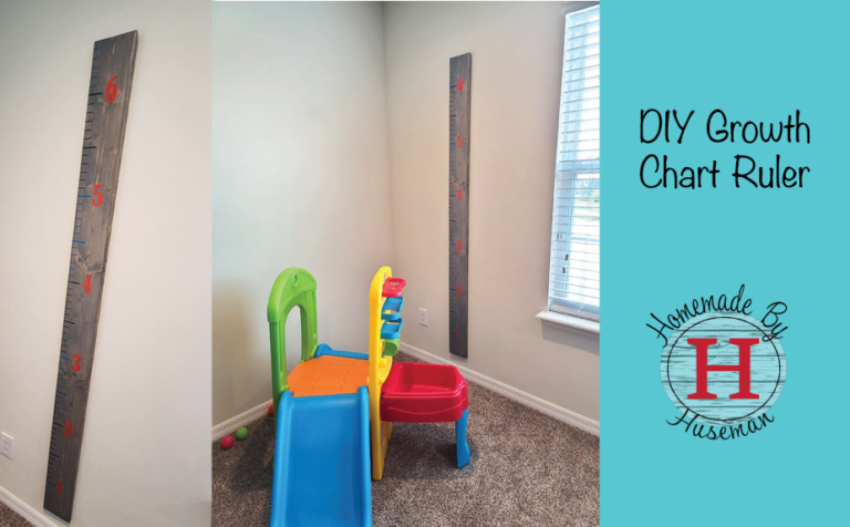 DIY Growth Chart Ruler - Homemade by Huseman