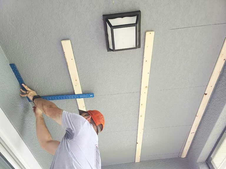 Installing a Tongue and Groove Porch Ceiling - Homemade by Huseman