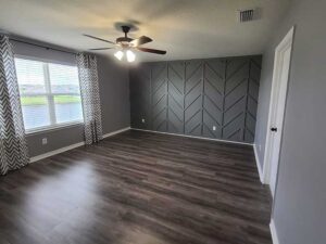 How to Create an Impressive Chevron Wall - Homemade by Huseman