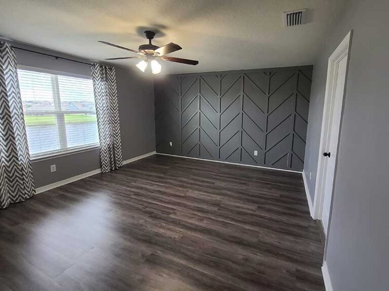 How to Create an Impressive Chevron Wall - Homemade by Huseman
